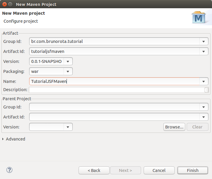 Criar projeto JSF 2.2 + PrimeFaces + Eclipse + Maven + Wildfly | Bruno Rota